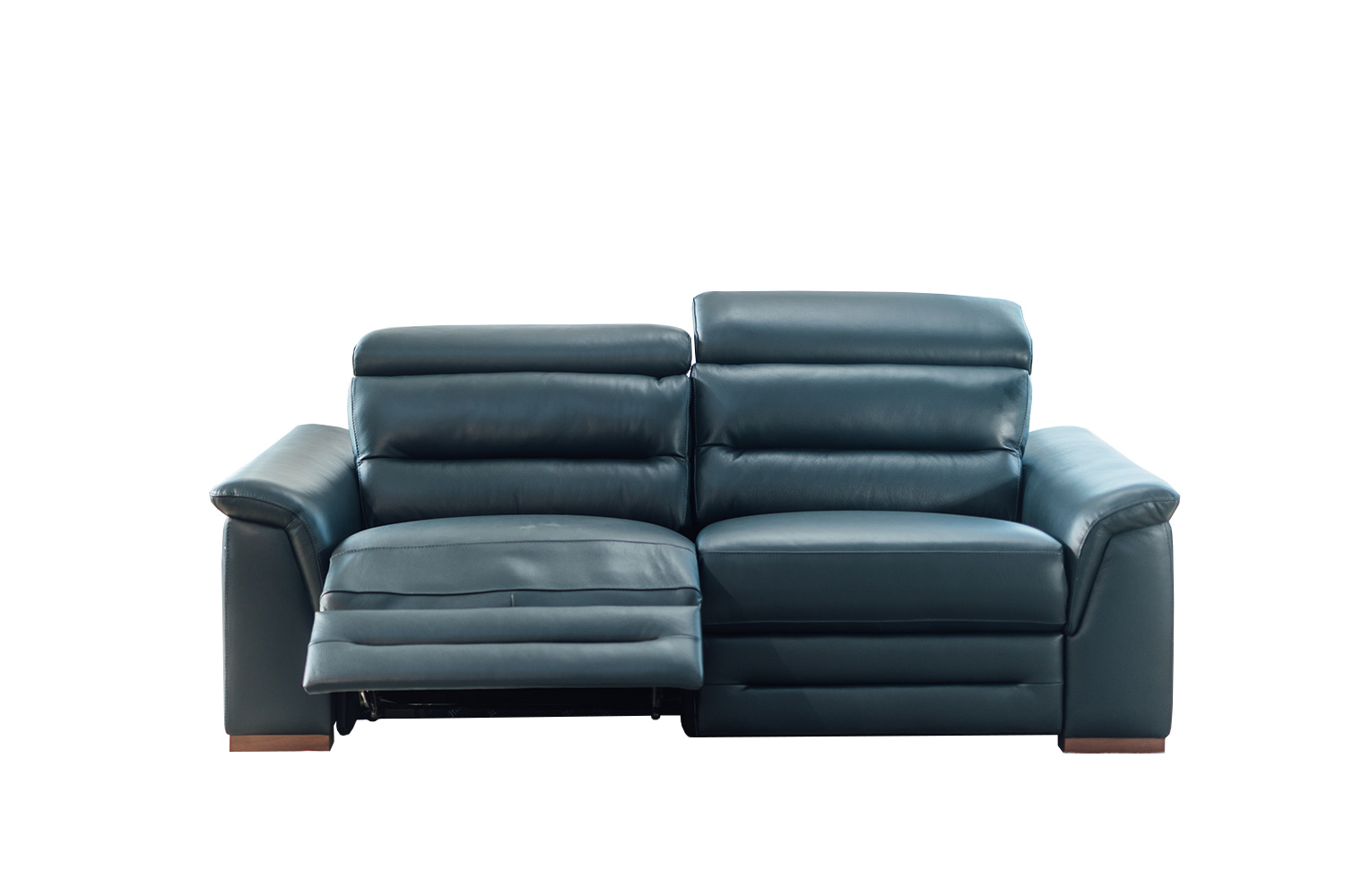 Sofatime Lugano 2 Seater Electric Recliner Sofa with Drop Headrest